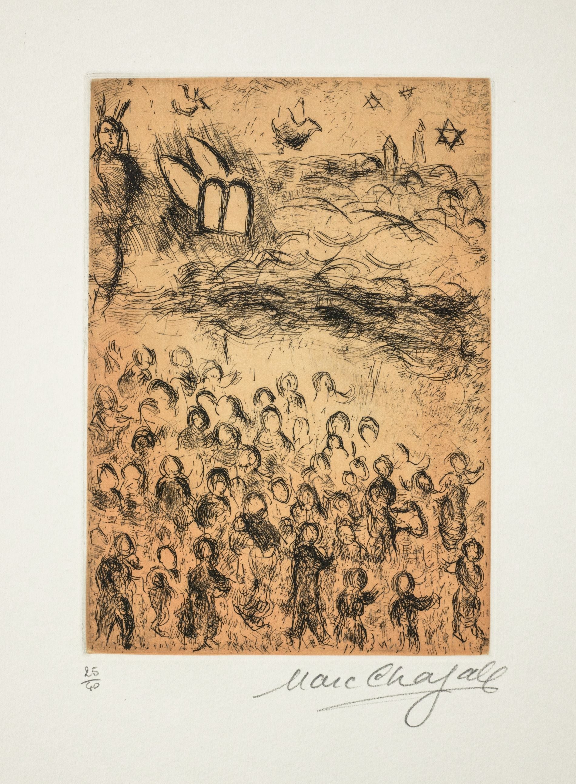 Etching 26, Psalm 114, 1980 by Marc Chagall | Martin Lawrence Galleries