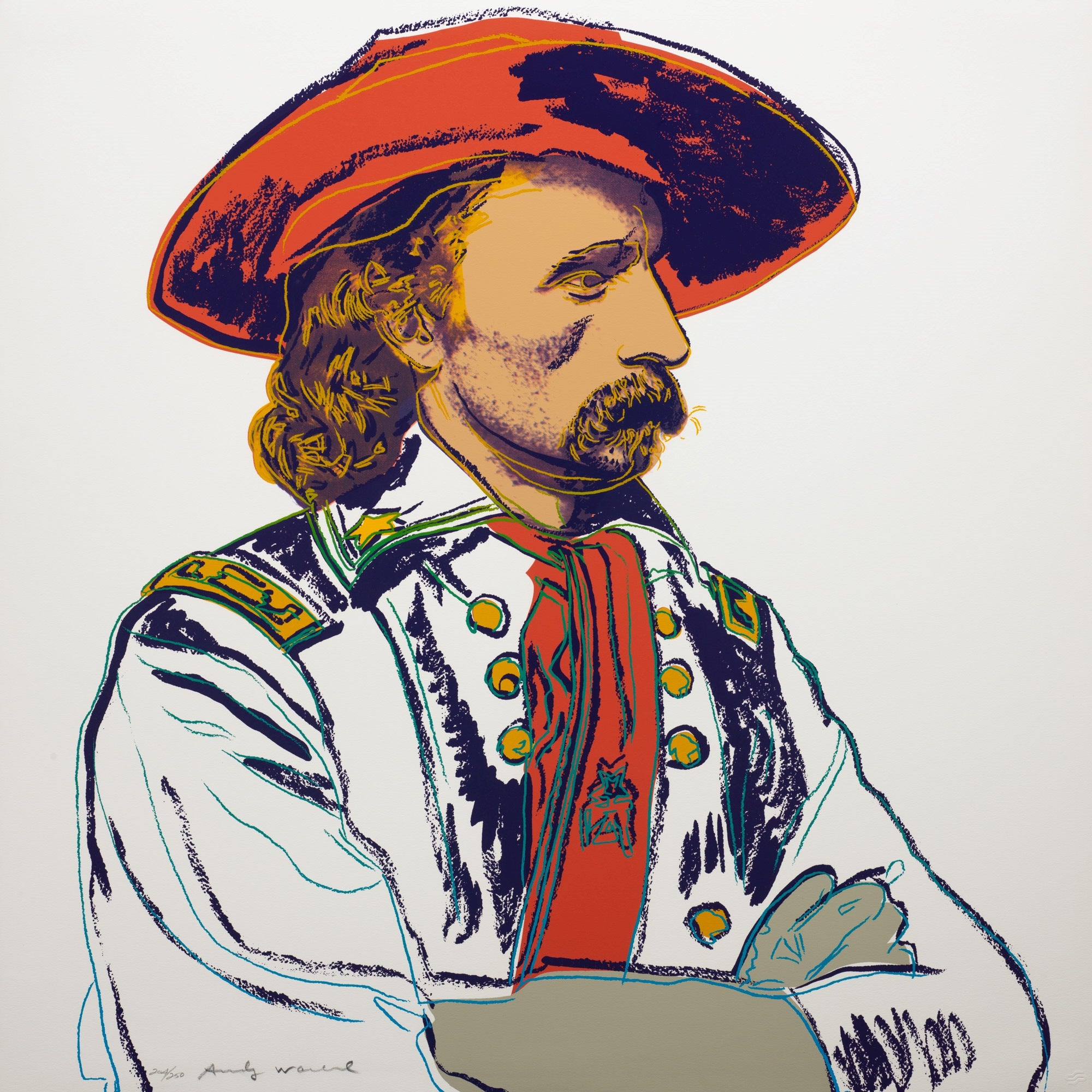 General Custer (FS.II.379, Cowboys & Indians), 1986 by Andy Warhol ...