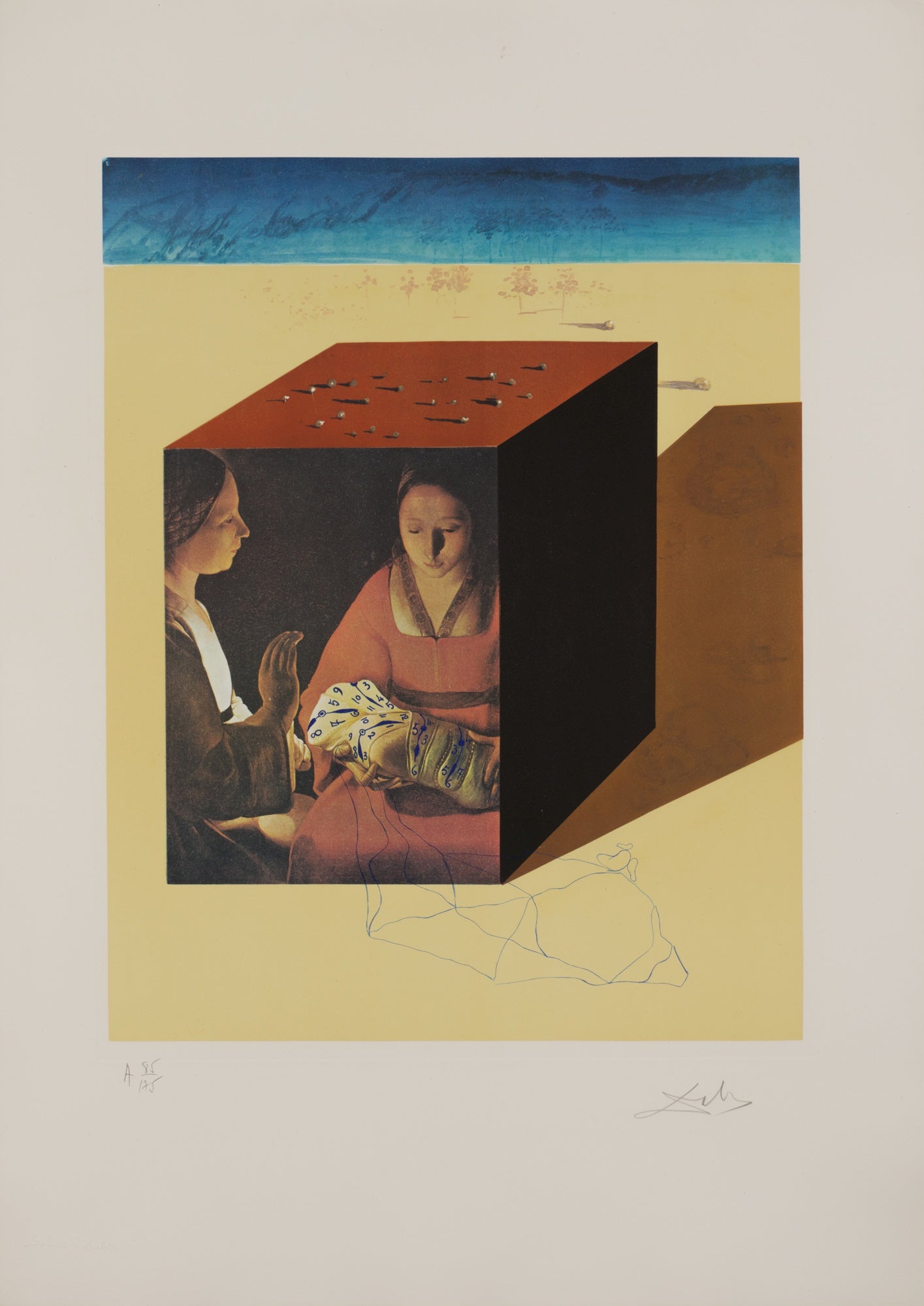 Caring for a Surrealist Watch (Plate J, Memories of Surrealism), 1971 ...