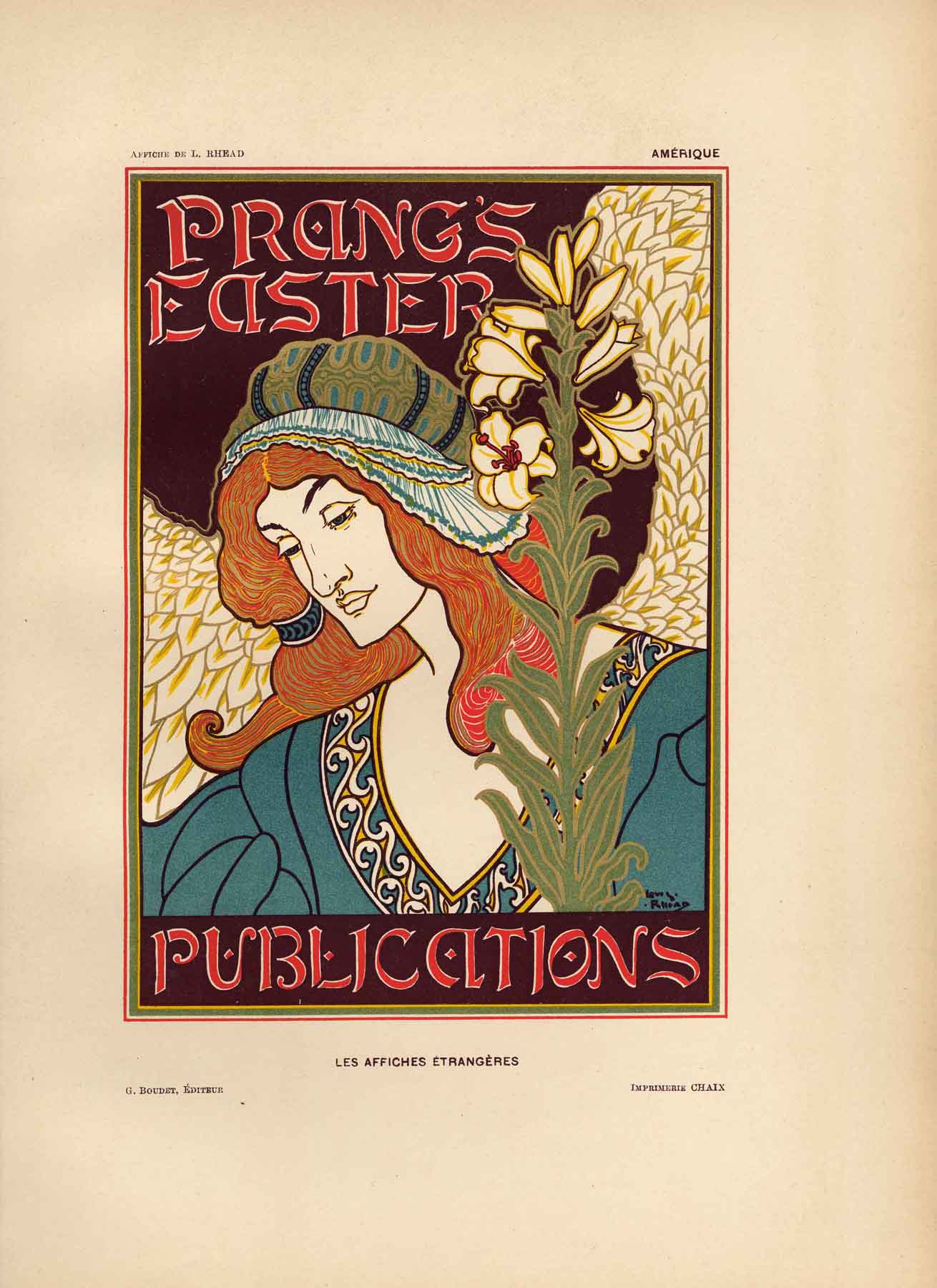 Prang's Easter, 1897 by Louis Rhead | Martin Lawrence Galleries