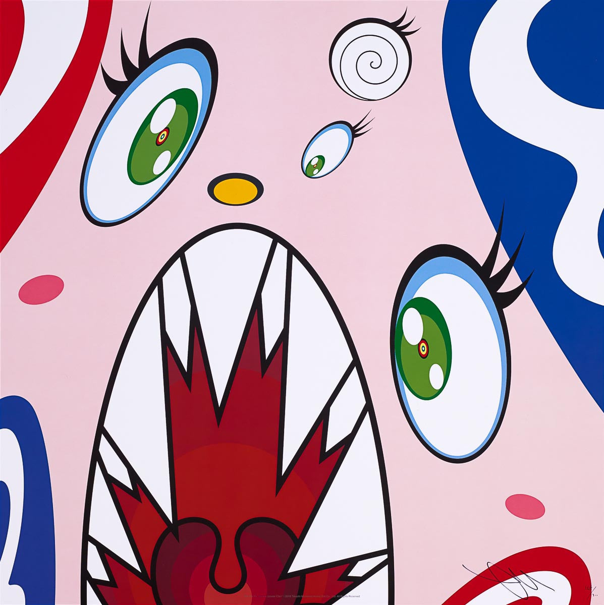 We Are The Square Jocular Clan #9, 2018 by Takashi Murakami | Martin ...